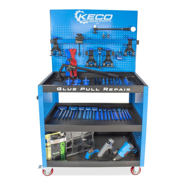 Keco Level 1 Glue Pull Collision Pro Kit with Cart - Dent Tool Warehouse